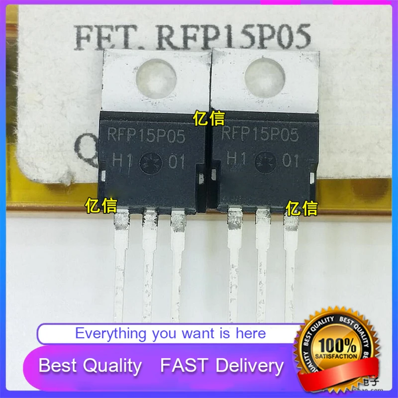 10-unids-lote-nuevo-Original-RFP15P05-Transistor-de-efecto-de-campo-P ...