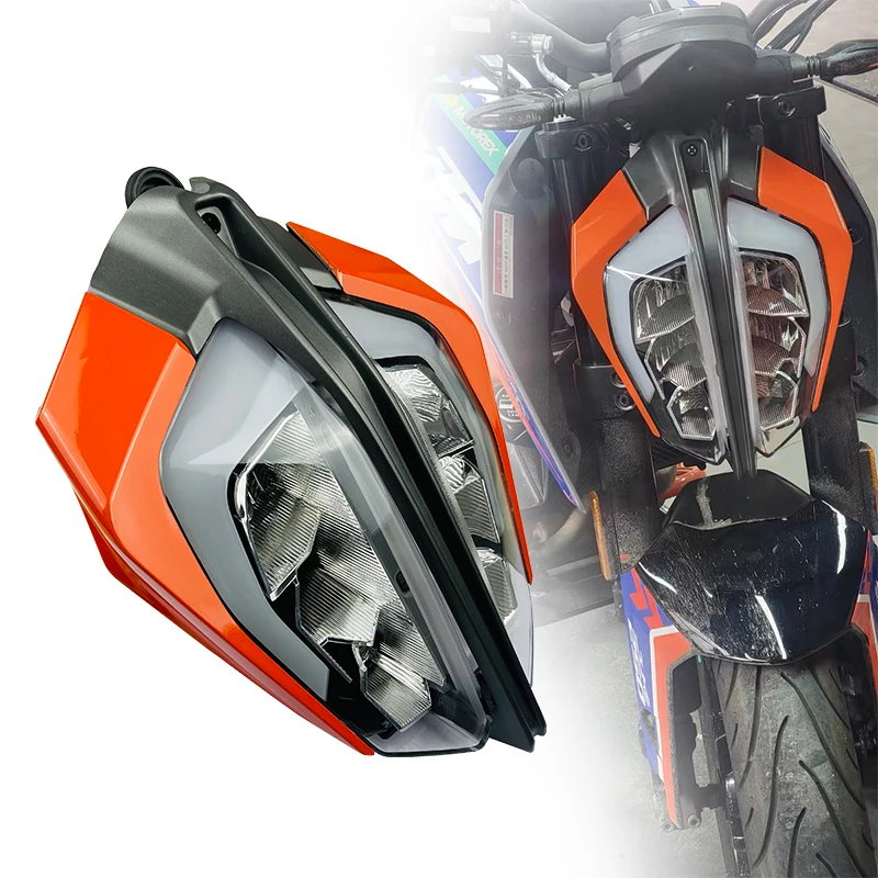 Conjunto-de-faros-delanteros-para-motocicleta-cubierta-de-marco-de ...