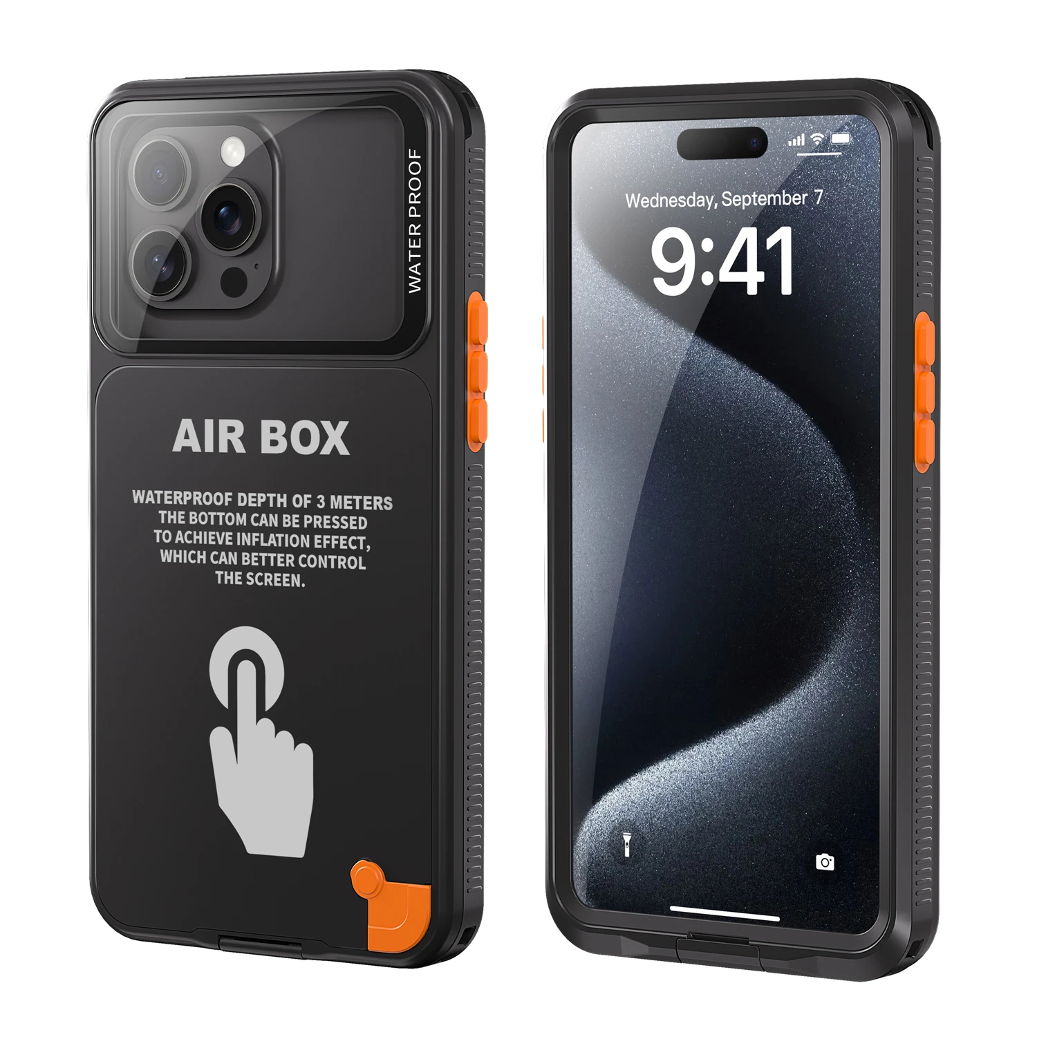 Waterproof-Air-Box-Phone-Case-For-iPhone-16-Pro-Max-15-14-13-12 ...