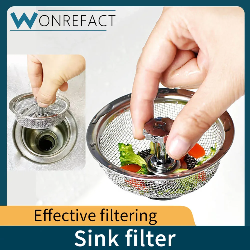 Kitchen-sink-garbage-drain-pipe-ground-leakage-screen-cover-Hair-filter ...
