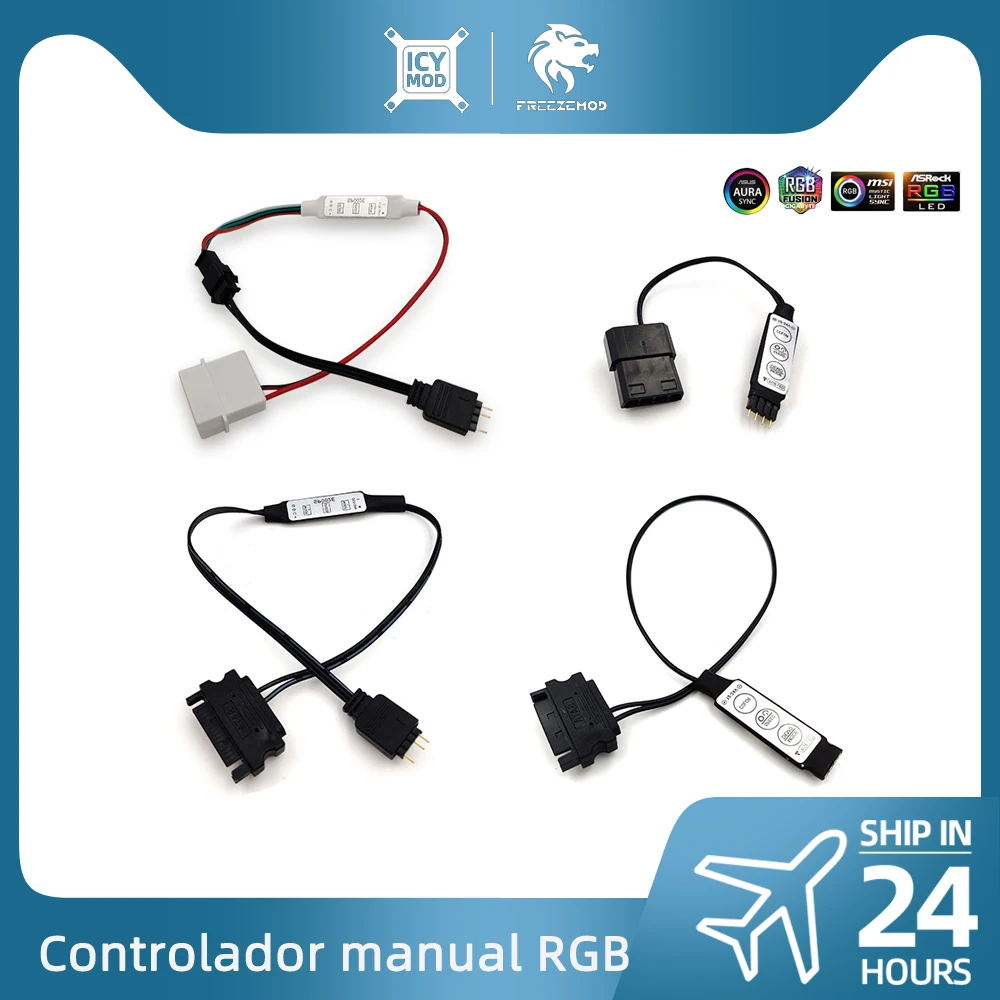 Controlador Manual RGB 5V3PIN a Molex, fuente de alimentación ...