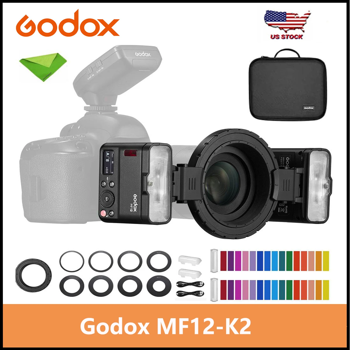 Godox-MF12-MF12-K2-Macro-Flash-Speedlight-Speedlite-12W-2-4G-Wireless ...