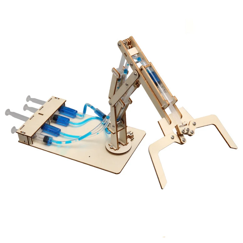 Wooden Hydraulic Arm Kidrise STEM Teaching Wooden Model Toys