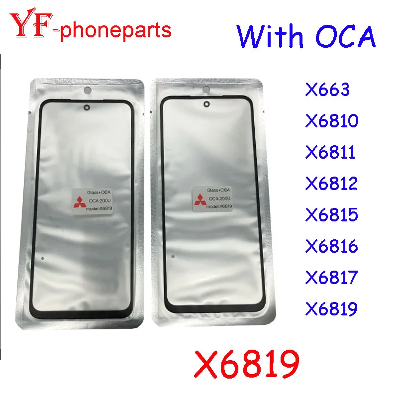 Best Quality 10Pcs Touch Screen Glass+OCA For Infinix X663 X6810 X6811 ...
