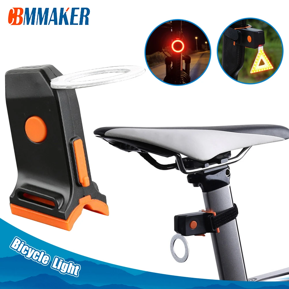 Bicycle Light Usb Rechargable Bike Light Led Lamp Flashlight Tail Rear ...