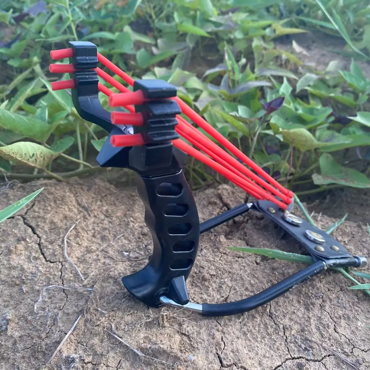 Strong-Sling-Shot-with-Rubber-Band-Powerful-Hunting-Fishing-Slingshot ...