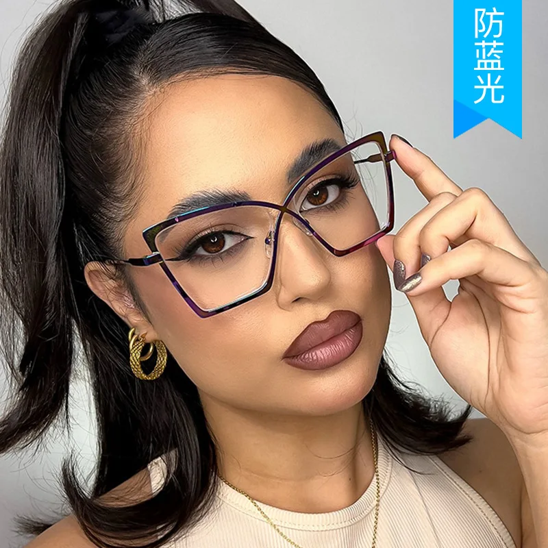 European American Stylish Women Glasses Vintage Style Anti Blue Light ...
