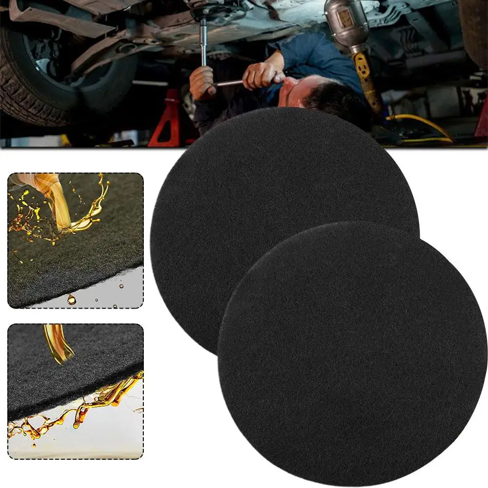 38cm-Oil-Drain-Splash-Pad-2-Pcs-No-Splatter-Pad-Round-Pad-for-Car ...