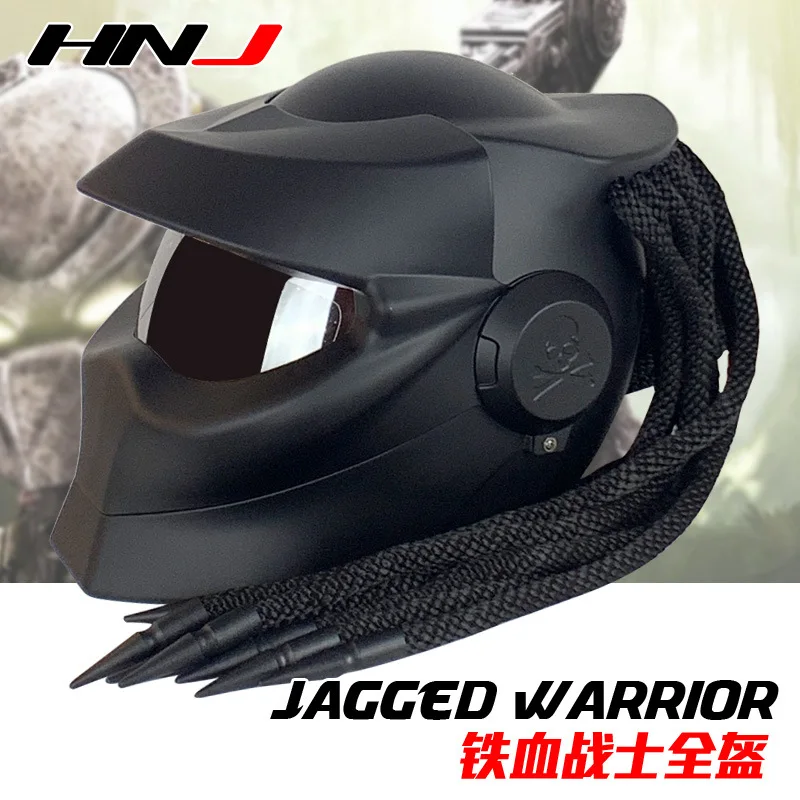 Predator electric motorcycle helmet motorcycle riding helmet four ...