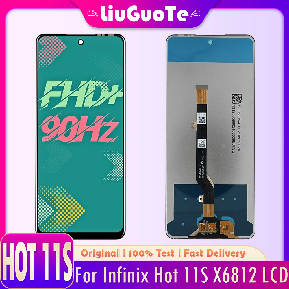 6.78" Original Display For Infinix Hot 11s X6812 Lcd Display Touch ...