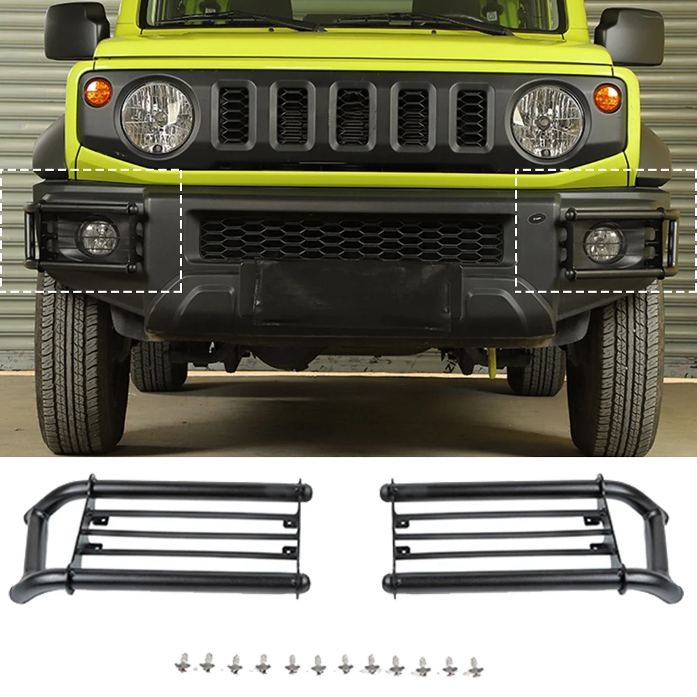 Car Front Fog Light Lamp Trim Rear Tail Light Guard Decoration Cover for Suzuki Jimny JB64 JB74 ...