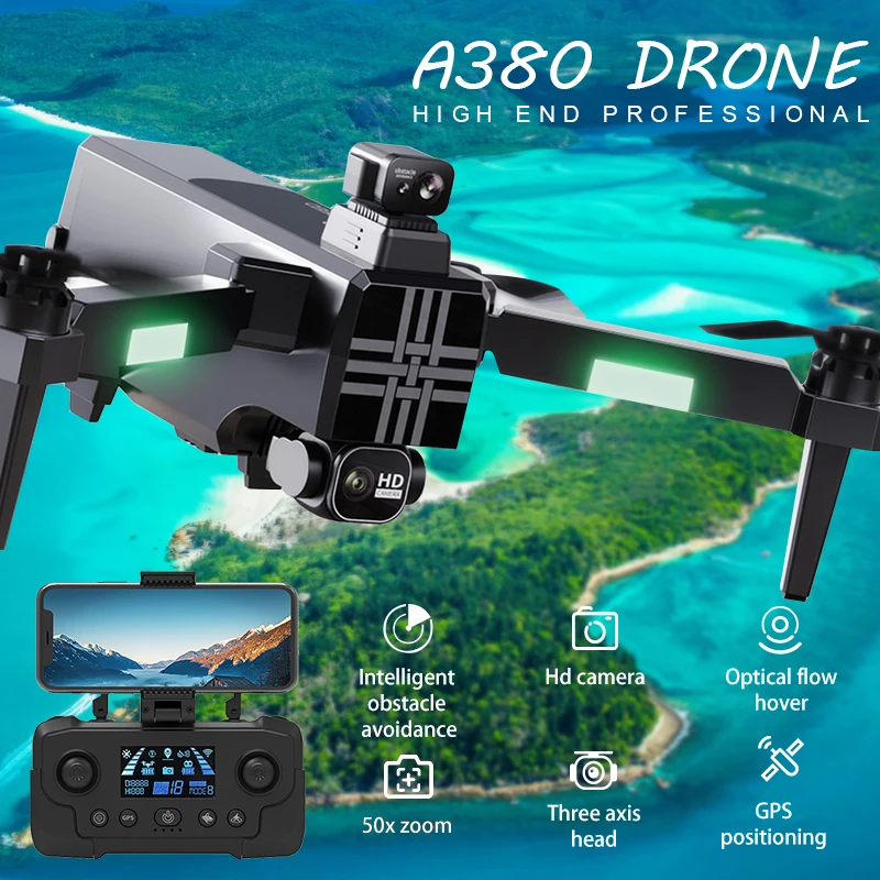 professional-A380-Drone-With-8K-HD-Camera-3-axis-Gimbal-360-Obstacle-Avoidance-Optical-Flow ...