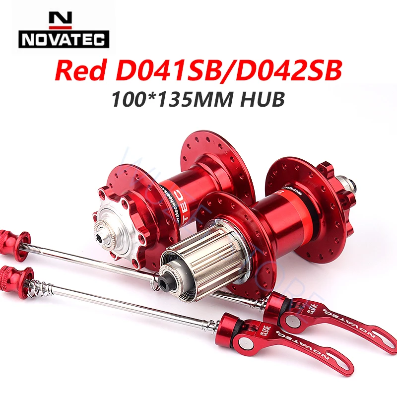 Novatec D041SB D042SB Hub MTB Bicycle Disc Card Brake Hub 28/32/36 ...