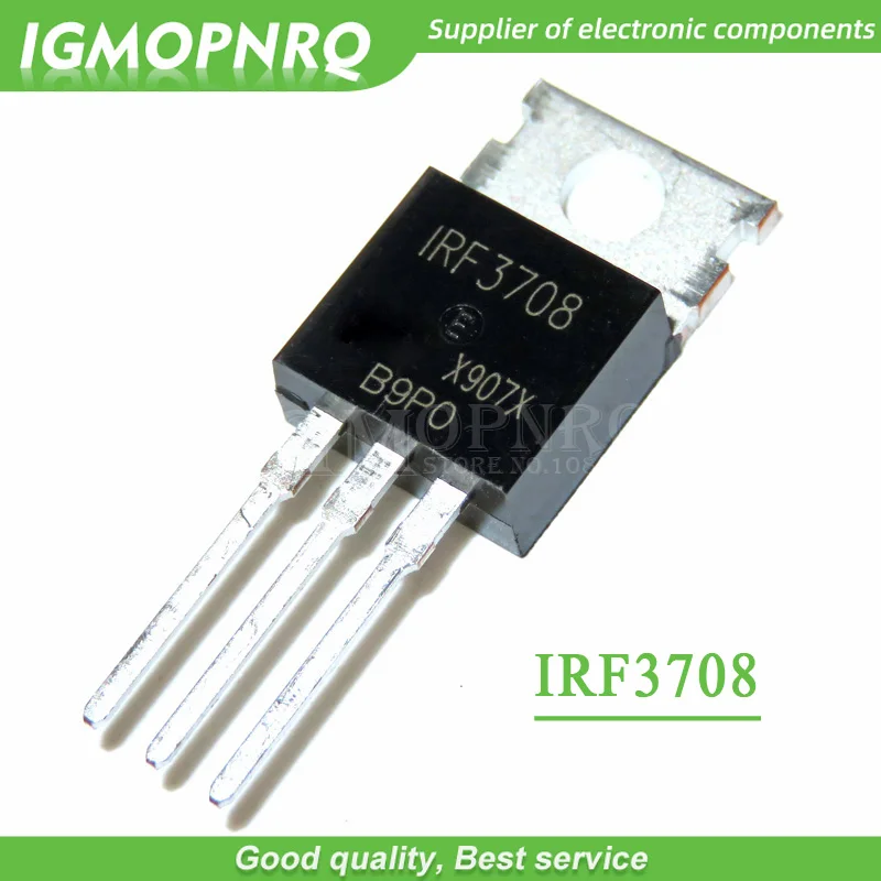 Free shipping 10pcs/lot IRF3708 TO-220 30V 62A new original ...
