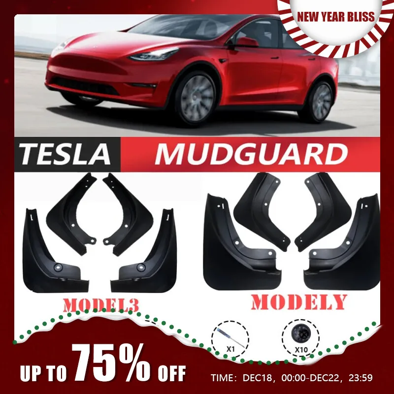 Car-Mud-Flaps-Splash-Guards-Fit-for-Tesla-Model-3-Model-Y-Front-And ...