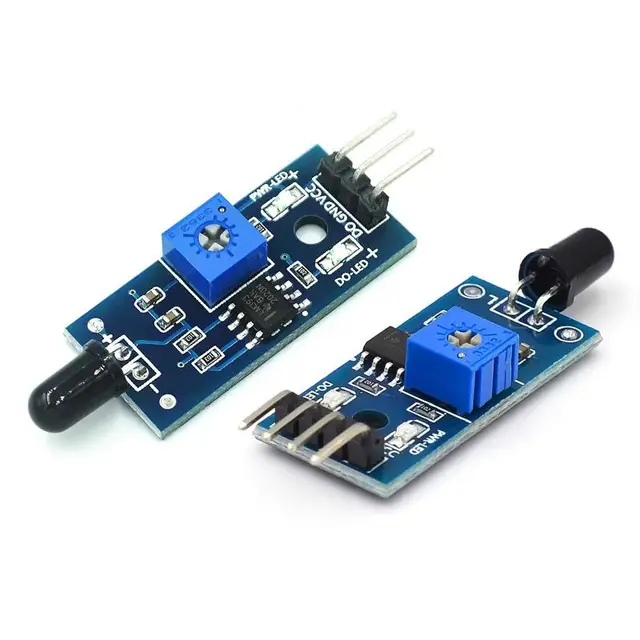 Ir Infrared Fire Sensor Module Adjustable - Flame Detection For Arduino ...