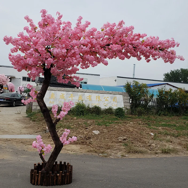Cafe-Peach-Tree-Large-Plant-Wishing-Tree-Spring-Festival-Decorative ...