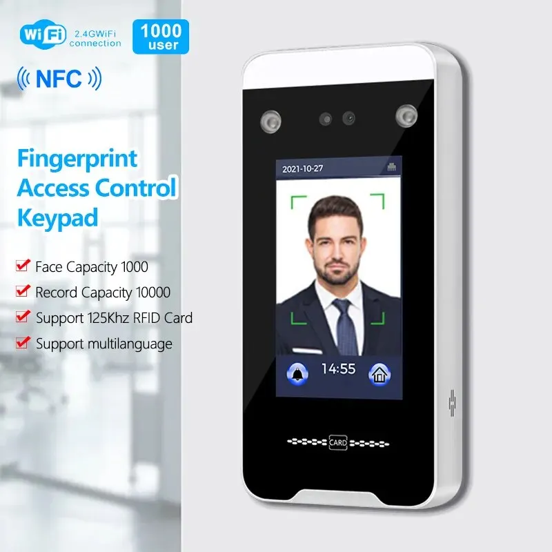 WIFI-5-inch-Biometric-Screen-Fingerprint-Terminal-Facial-Recognition ...