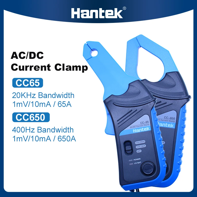 Hantek-Oscilloscope-CC65-CC650-AC-DC-Current-Clamp-Probe-20KHz-400Hz ...