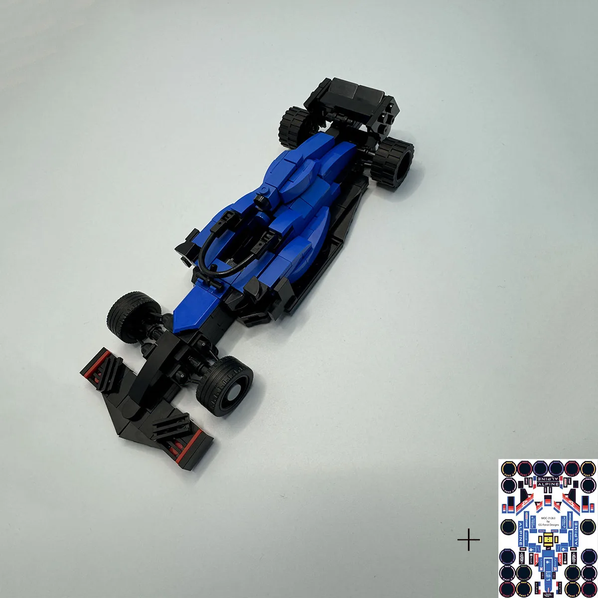 270PCS-MOC-Formula-Super-Racing-F1-A521-Racing-Car-Assembly-Stitching ...