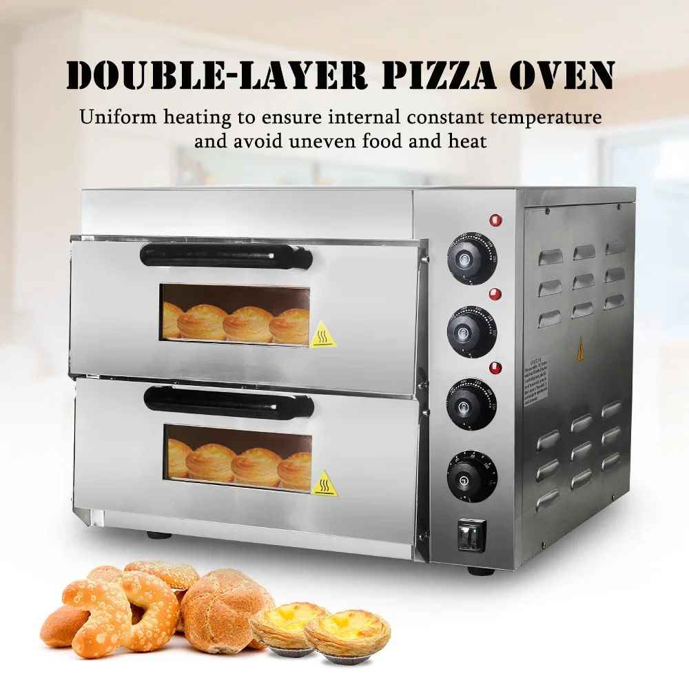 LXCHAN-Commercial-Double-Layer-Baking-Oven-Machine-Electric-Kitchen ...