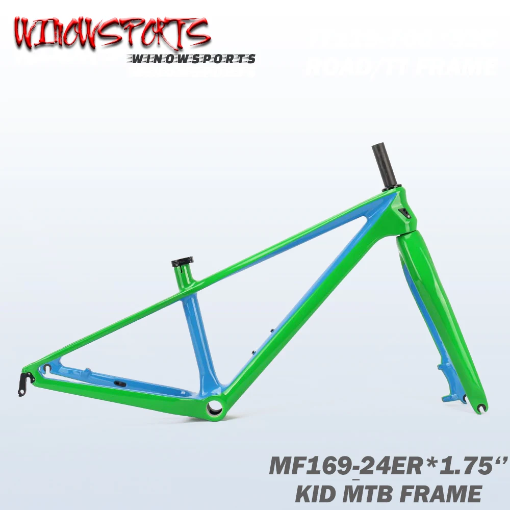 New-13-5inch-School-Student-Carbon-Mountain-Bike-Frame-Kids-MTB-Frame ...