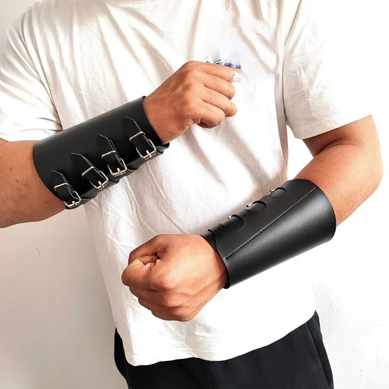 Medieval Wrist Guard Punk Medieval Cosplay Halloween for Macho Men for ...
