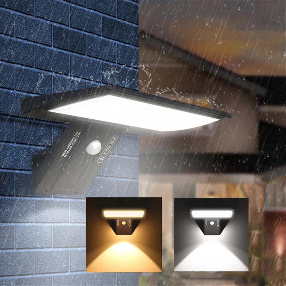 Solar Street Lights Outdoor Led Super Bright Motion Sensor Security Lighting For Garden Yard ...