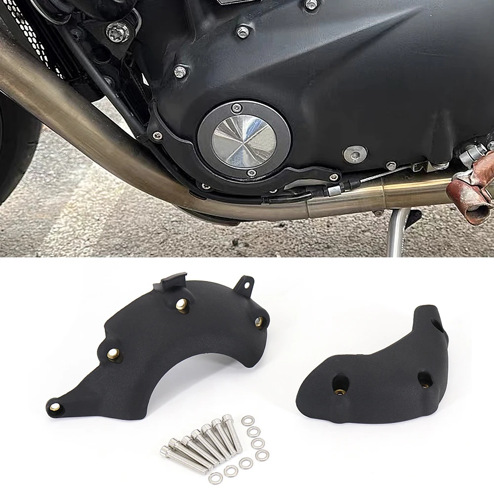 New-For-Bonneville-T100-Black-T120-Engine-Guard-Protector-Crash-Pads ...