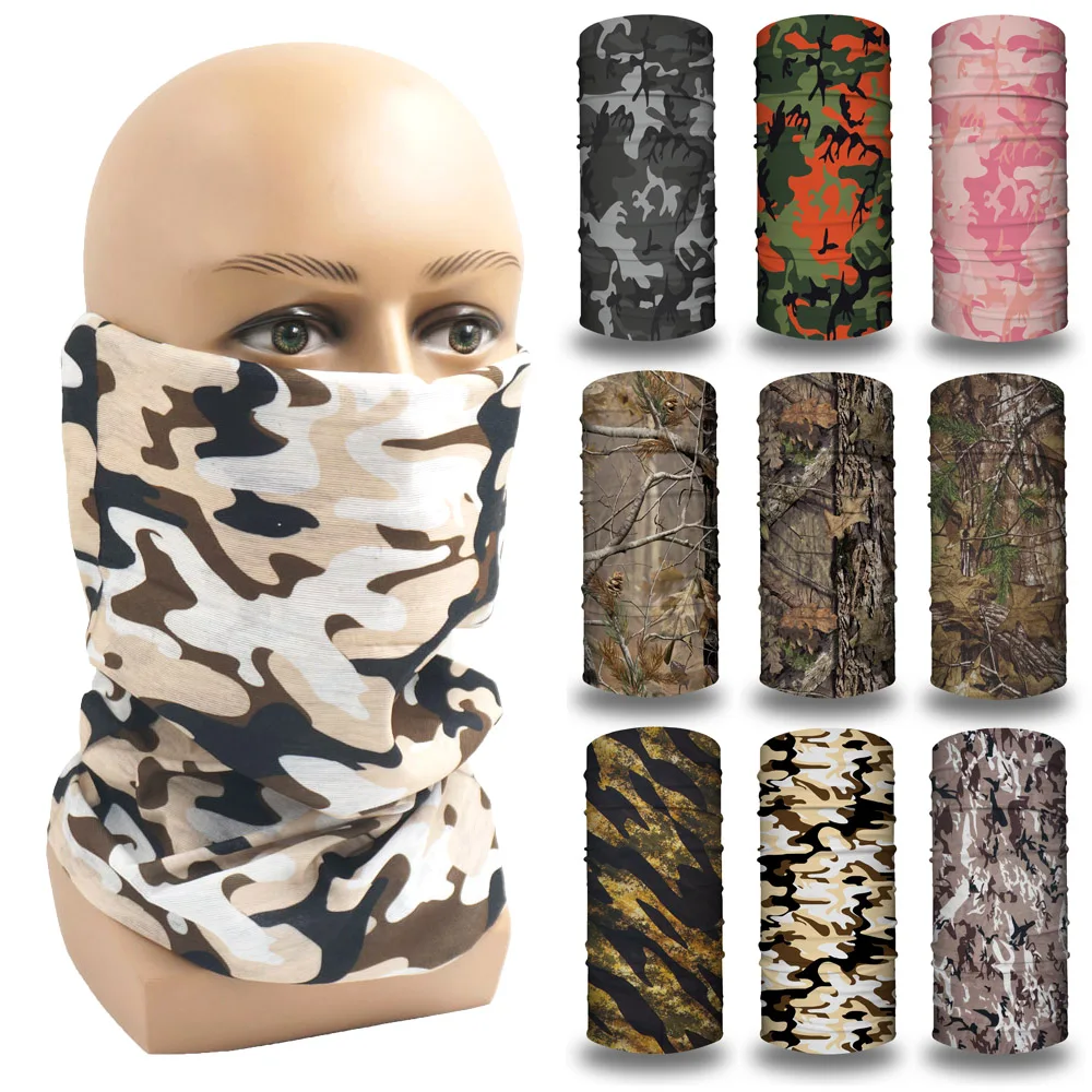 Camouflage-Bandana-Shemagh-Seamless-Neck-Gaiter-Outdoor-Cycling-Fishing ...