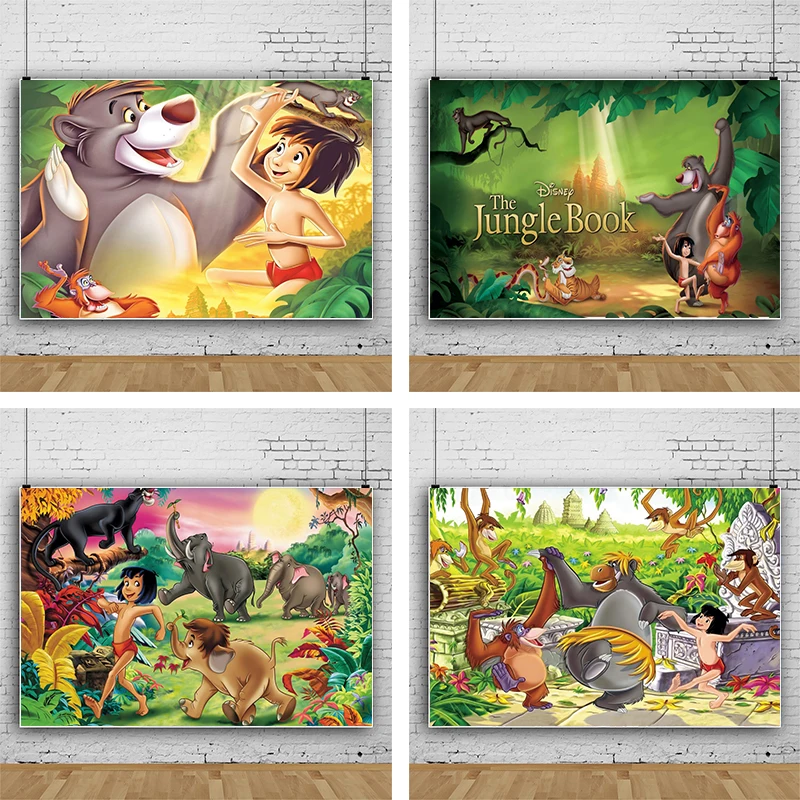 Disney Cartoon Jungle Background