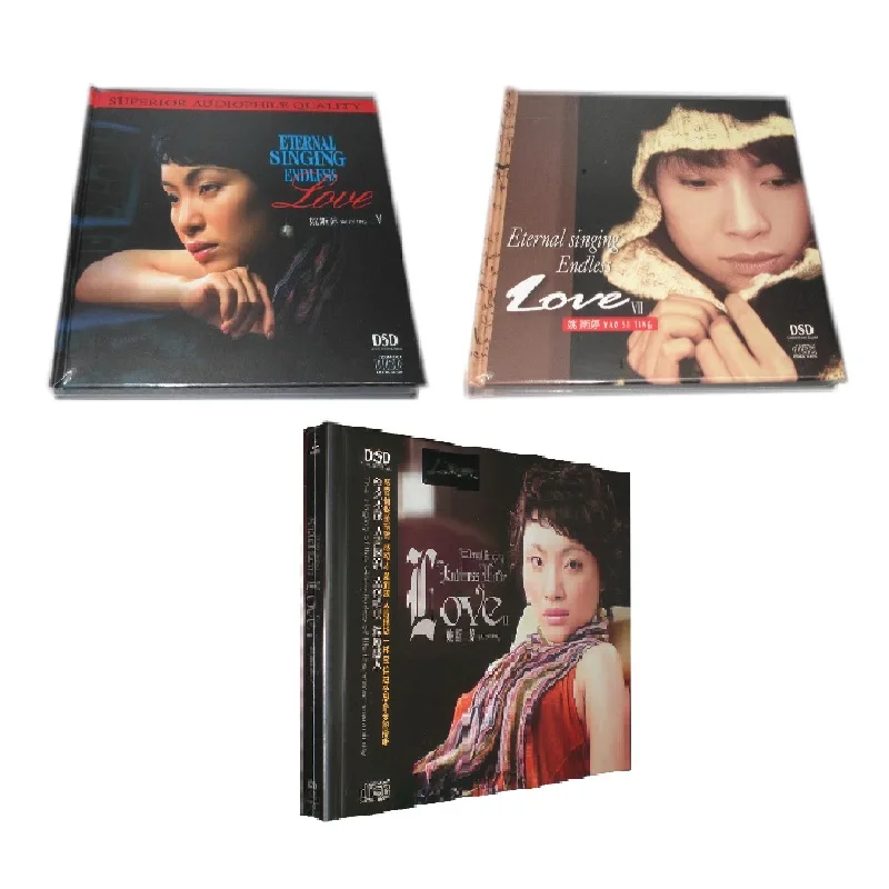 3 Sets Asia China Pop Music Female Singer Yao Si Ting 3 DSD CD Disc Box ...