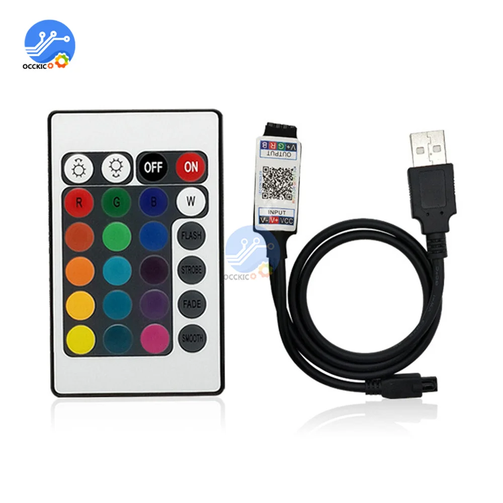 Remote-Control-LED-Lights-24-Keys-LED-IR-Bluetooth-WIFI-RGB-Remote ...