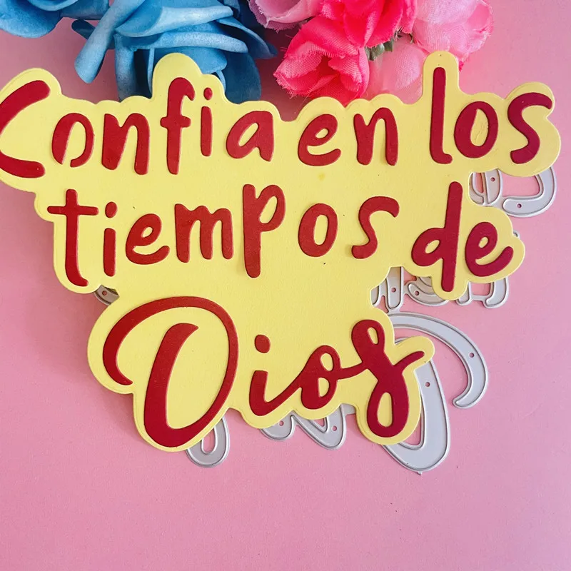 new-spanish-word-dios-decoration-die-Metal-Cutting-Dies-DIY-Scrapbook ...