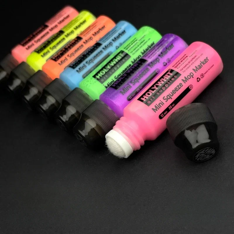 12mm-Graffiti-Flowing-Pen-Paint-Pen-20ml-Portable-Fluorescent-Signature ...