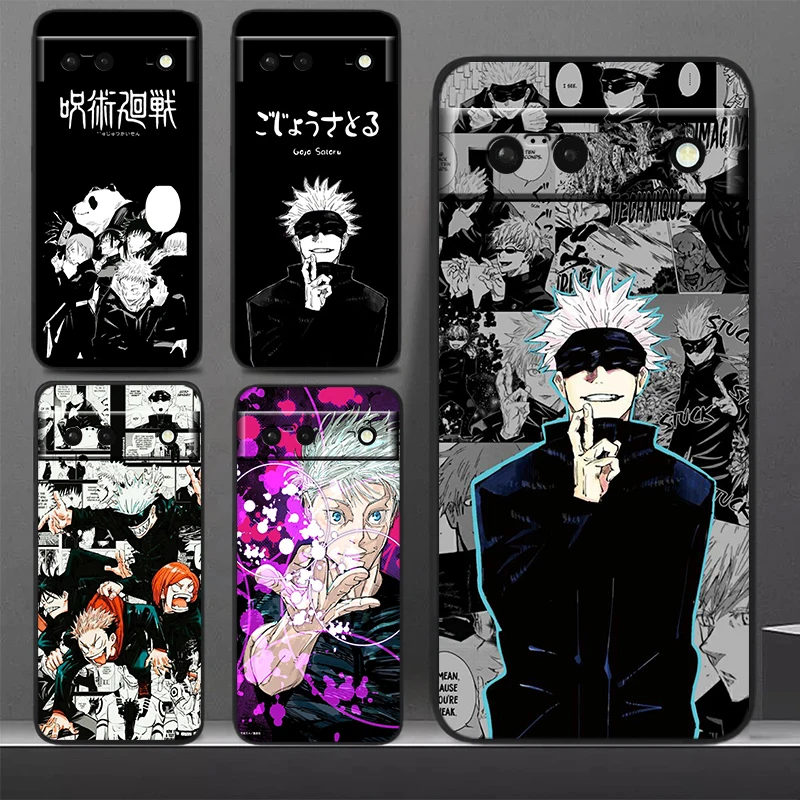 Anime-Jujutsu-Kaisen-Gojo-Phone-Case-For-Google-Pixel-8-7-Pro-6-Pro-6A ...