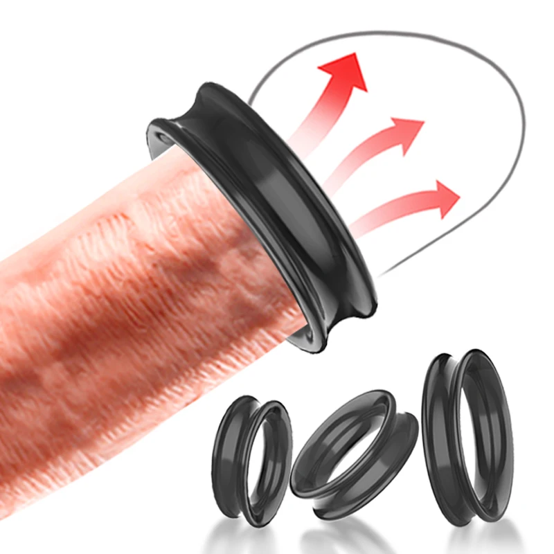 Anillo de corrección de prepucio reutilizable para hombres, reparación de prepucio, retraso del ...