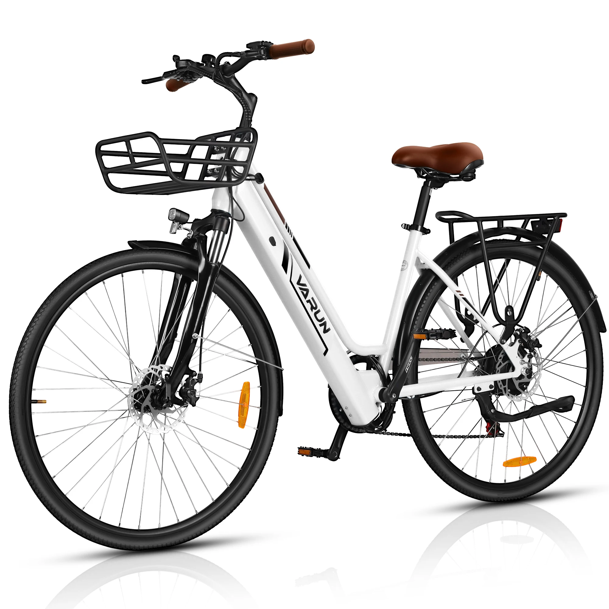 VARUN VARC7008 Adult Women Electric Bicycle 250W Motor City Electric ...
