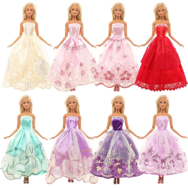 Half-Pack-Lace-Skirt-Girl-Toy-Dressing-Princess-Doll-Wedding-Dress ...