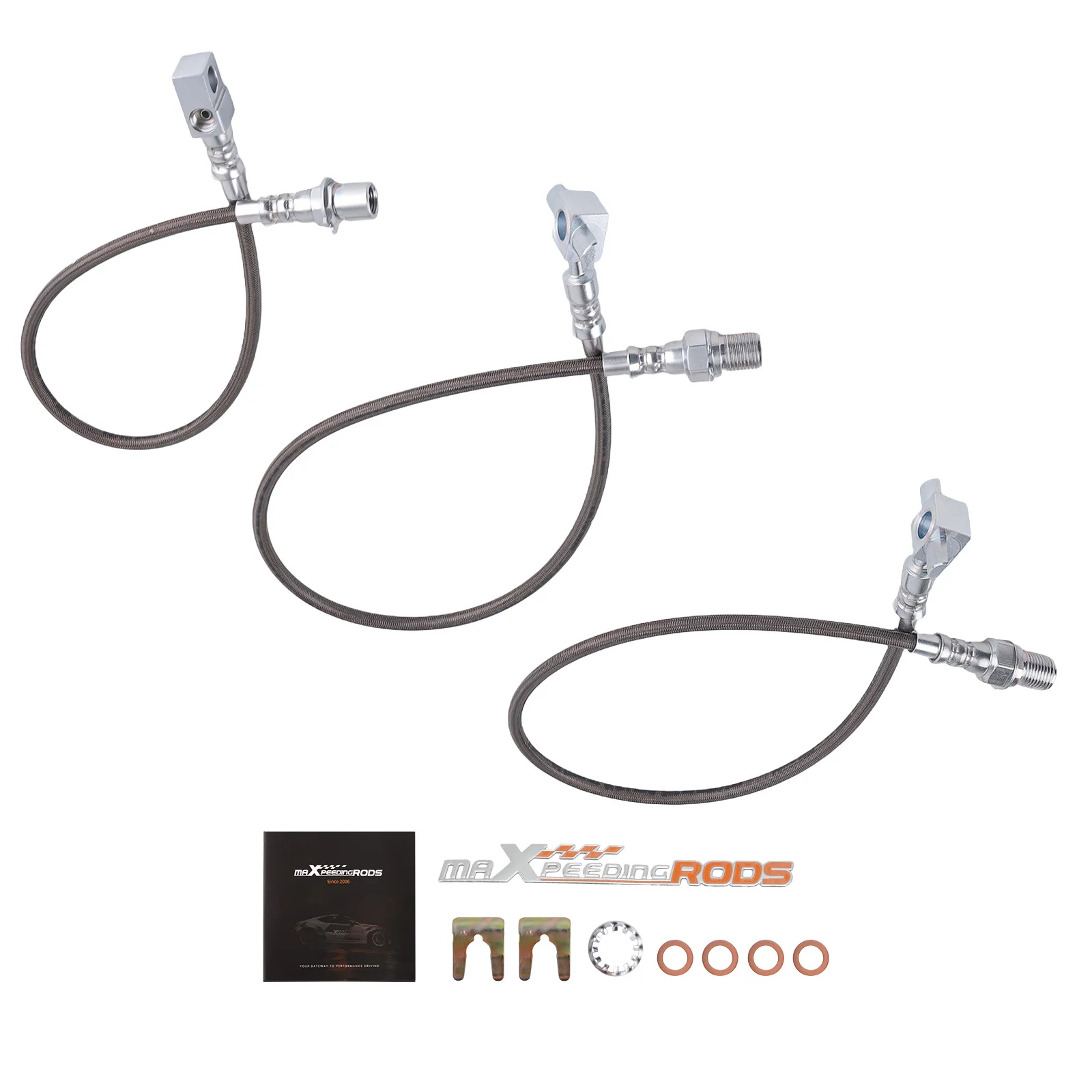 Stainless Steel Brake Lines Kit for Chevy GMC C10 K10 C15 K15 71-87 ...