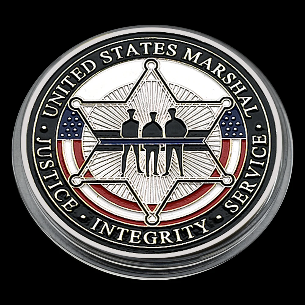 The-Statue-of-Liberty-Badge-Justice-Integrity-Service-Silver-Plated ...