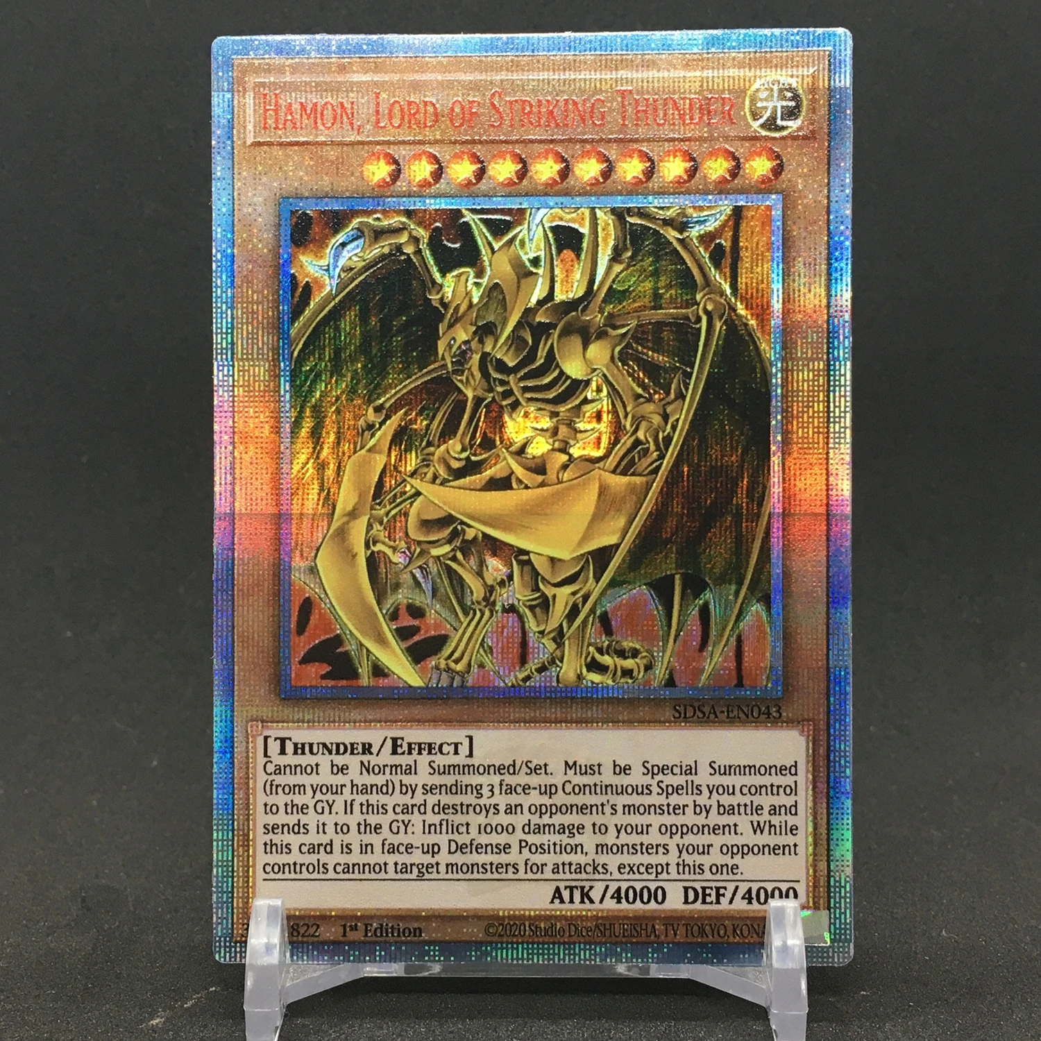 Yugioh Hamon Lord Of Striking Thunder