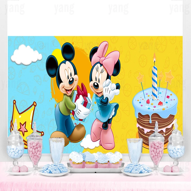 Mickey Mouse Birthday Party Wallpaper