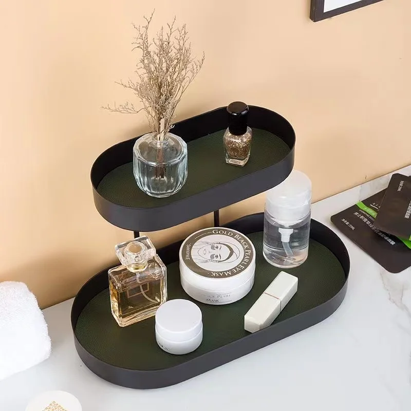 Nordic-Double-Layer-Bathroom-Desktop-Cosmetic-Storage-Rack-Luxury ...