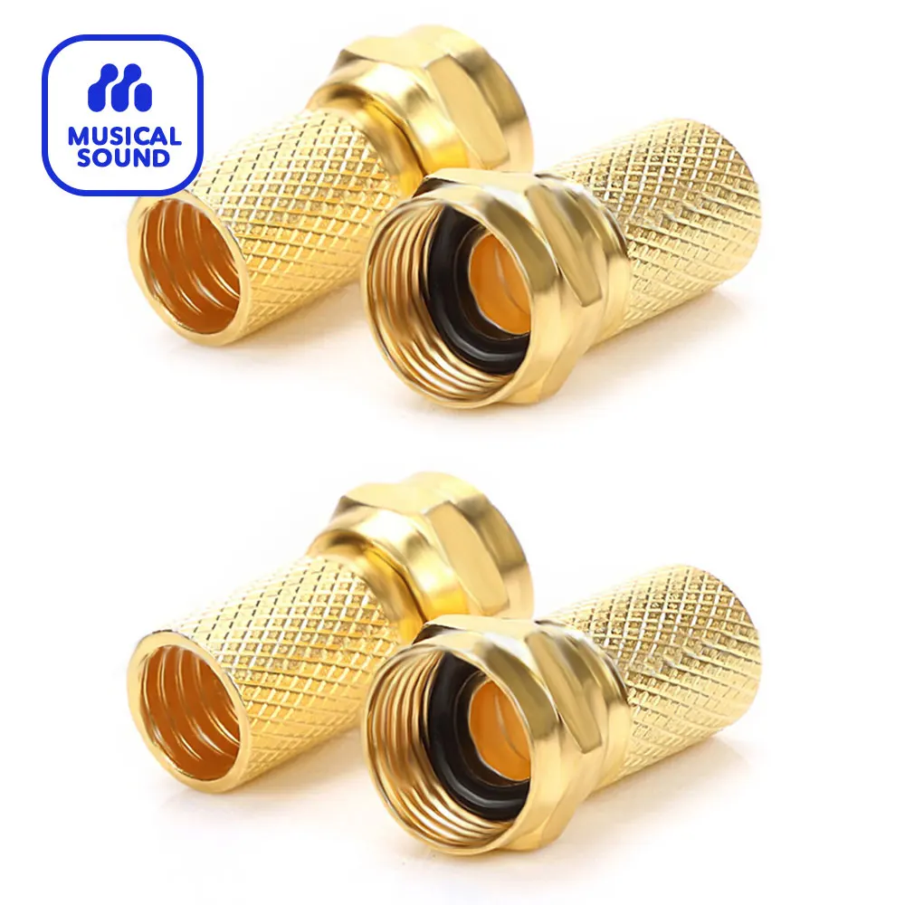 Compression-RG6-F-Connector-Coax-Coaxial-Adapter-Fitting-With ...