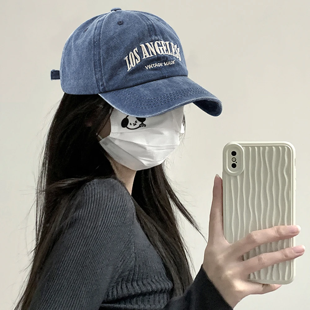 남성과 여성을 위한 코튼 야구 모자 패션 자수 모자 코튼 소프트 탑 캡 캐주얼 레트로 스냅 백 모자 유니섹스