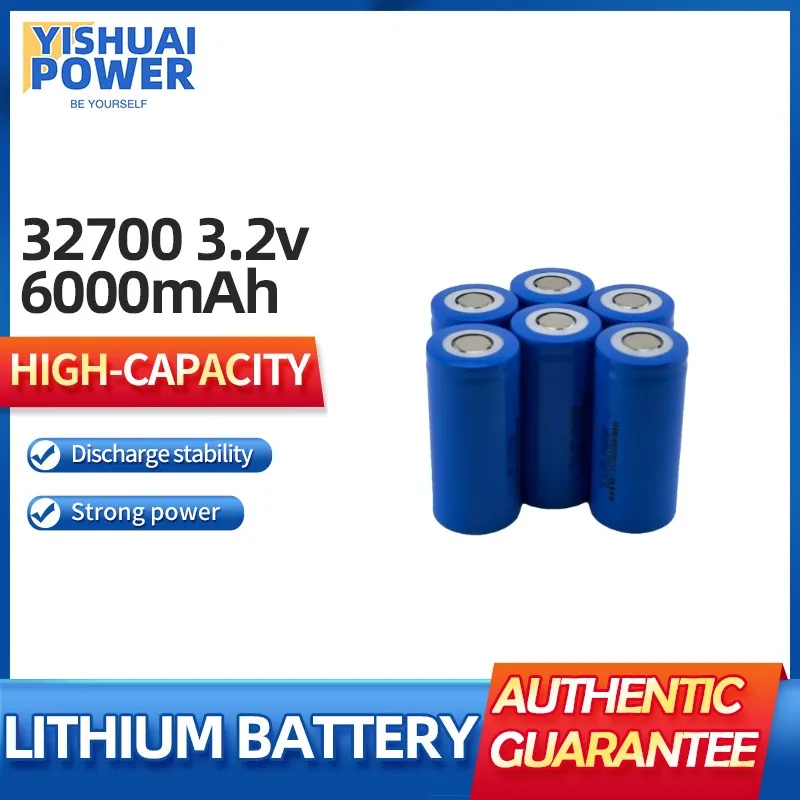 Lifepo4-32700-Battery-cell-3-7v-6000mah-li-ion-6000-mah-rechargeable-lithium-iron-phosphate ...
