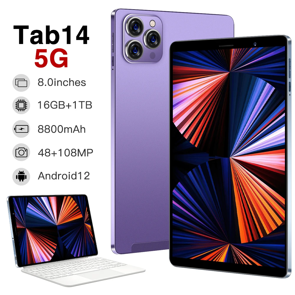 Tableta-Tablette-5G-versi-n-Global-Tablet-con-pantalla-HD-de-16GB-1TB-8 ...