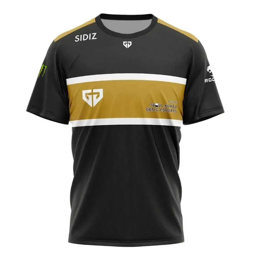 Jersey-de-manga-corta-Geng-Esports-para-hombre-uniforme-econ-mico-Chovy ...