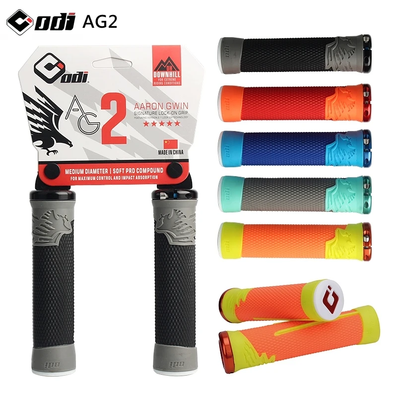 ODI-AG2-Bike-Grips-Integrated-Lockable-Bicycle-Handlebar-Grips-Waterproof-Mountain-Bike-Grip ...